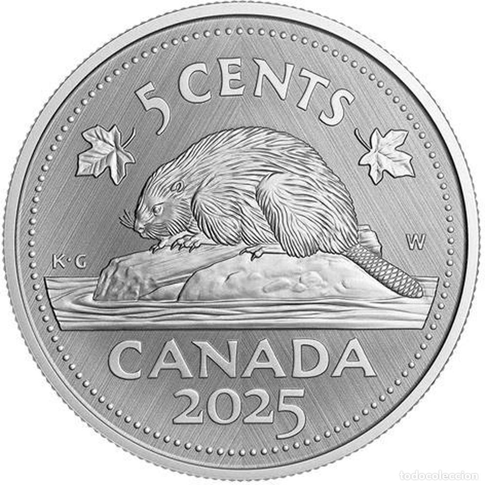beaver tribute w mint mark moneda plata 5 cents - Compra venta en ...
