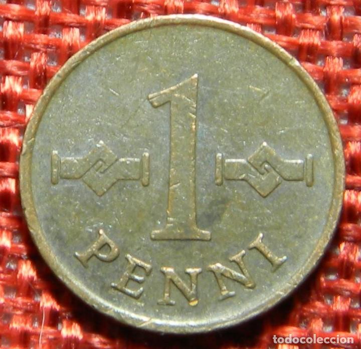finlandia – suomen tasavalta – 1 penny – 1967 – - Comprar Monedas ...