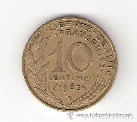 lote 35 monedas francos franceses (antes del eu - Comprar Monedas ...