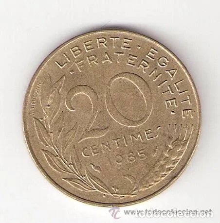 lote 35 monedas francos franceses (antes del eu - Comprar Monedas ...