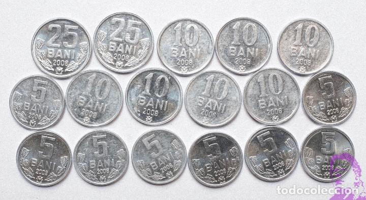 lote monedas moldavia bani leu moldavo lei mold - Comprar Monedas ...