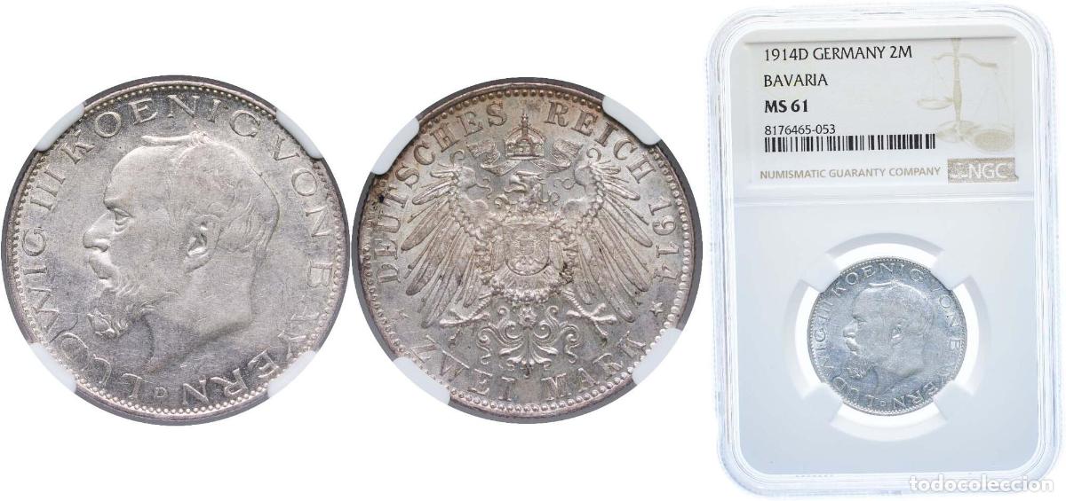 germany kingdom of bavaria german states 1914 d - Compra venta en ...