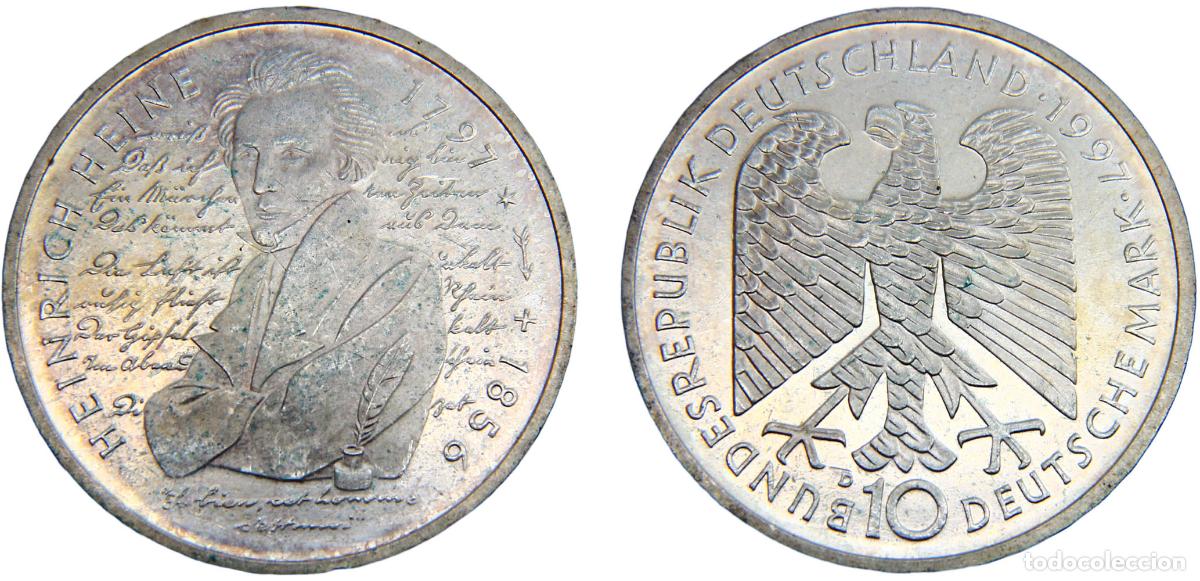 germany federal republic 1997 d 10 deutsche mar - Compra venta en ...