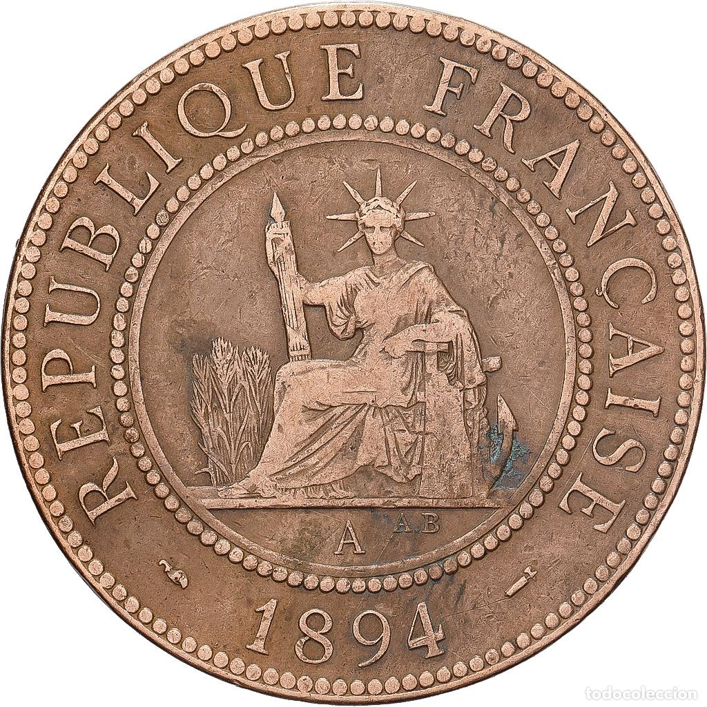 [#639661] indochina francesa, cent, 1894, paris - Compra venta en ...
