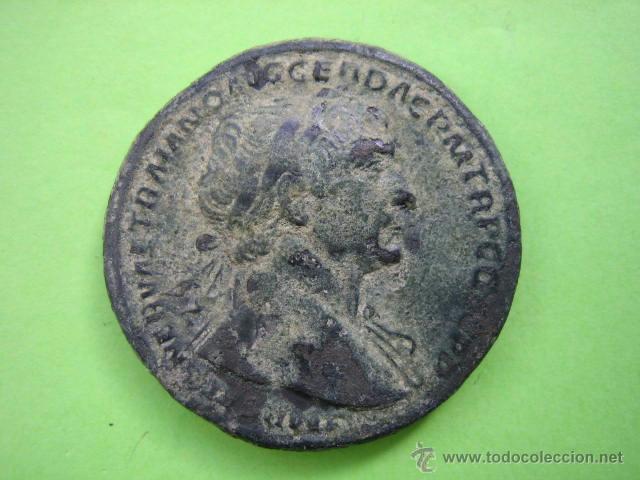 sestercio romano de trajano - Comprar Monedas Roma imperio en ...