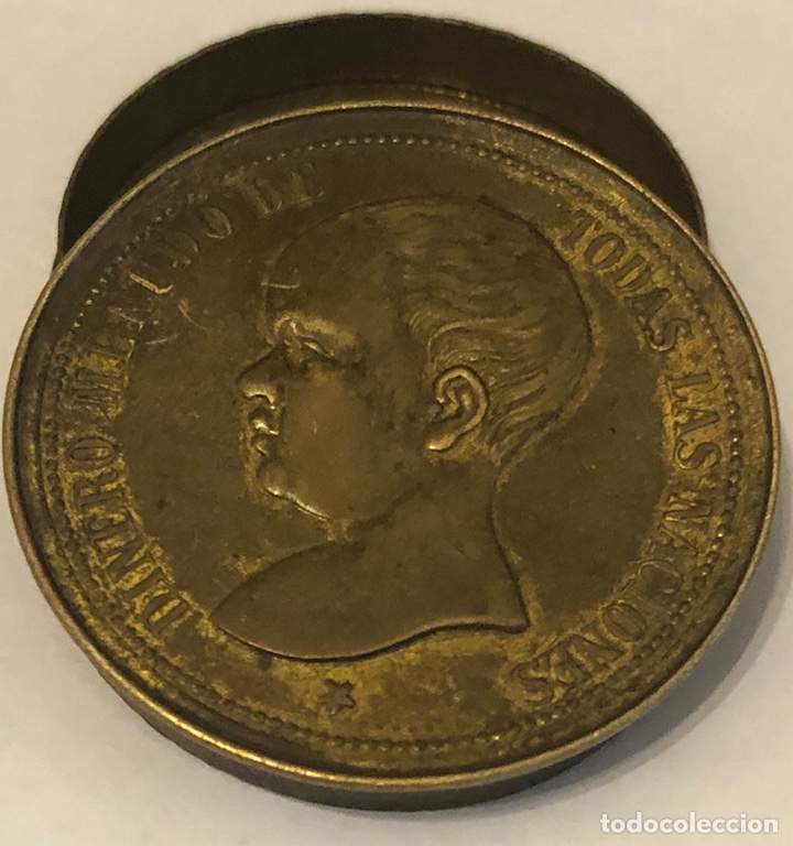 caja moneda de metal antigua, dinero menudo de - Comprar Monedas ...
