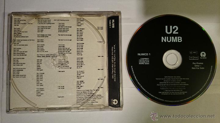 u2 - numb (cd single uk promo 1993) - Comprar CDs de Música Pop en ...