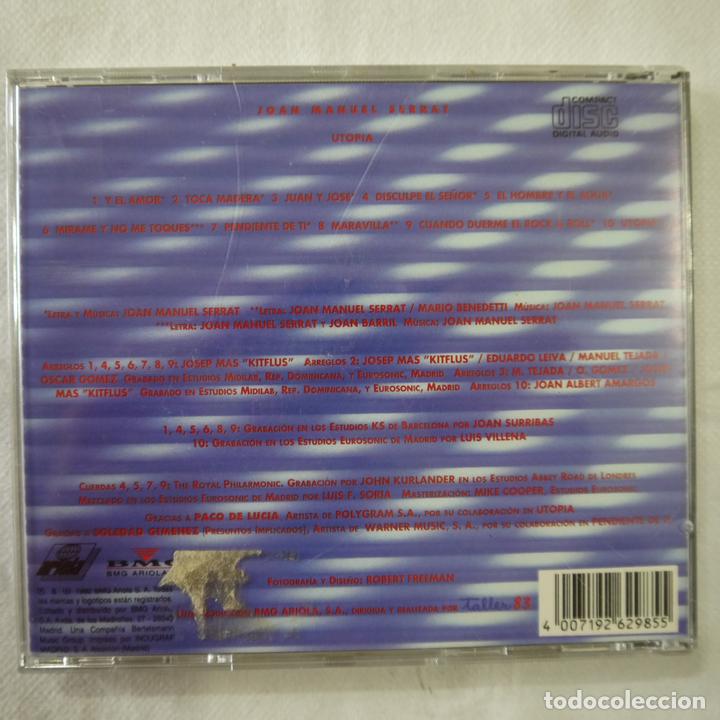 joan manuel serrat - utopia - cd 1992 - Comprar en todocoleccion - 91779005