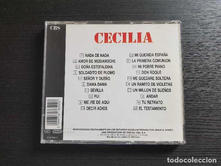 cecilia - 20 grandes canciones - cd album - cbs - Comprar CDs de Música ...