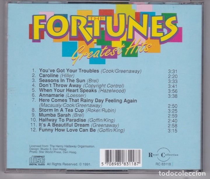 the fortunes - greatest hits - cd - Comprar CDs de Música Latina en ...