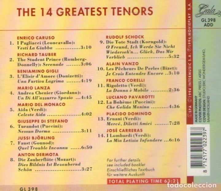 the 14 greatest tenors - grandes tenores de ope - Comprar CDs de Música ...