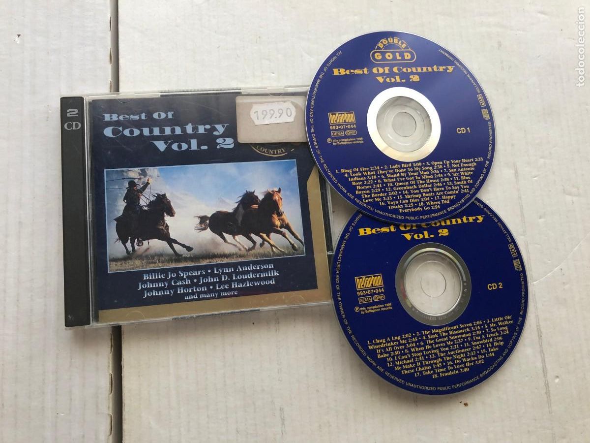 best of country vol 2 double gold 1996 2 cds ca - Buy CD's of other ...