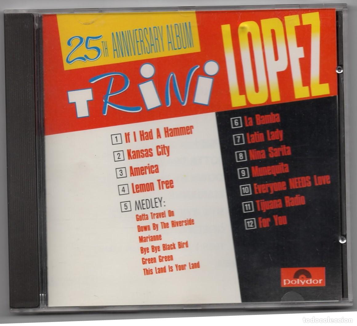 cd - trini lopez - 25 th anniversary album - Compra venta en todocoleccion
