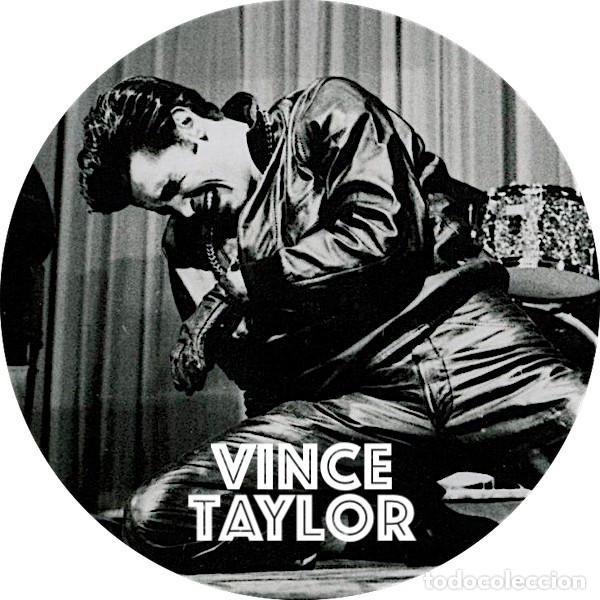 chapa/badge vince taylor . pin button rock and - Compra venta en ...