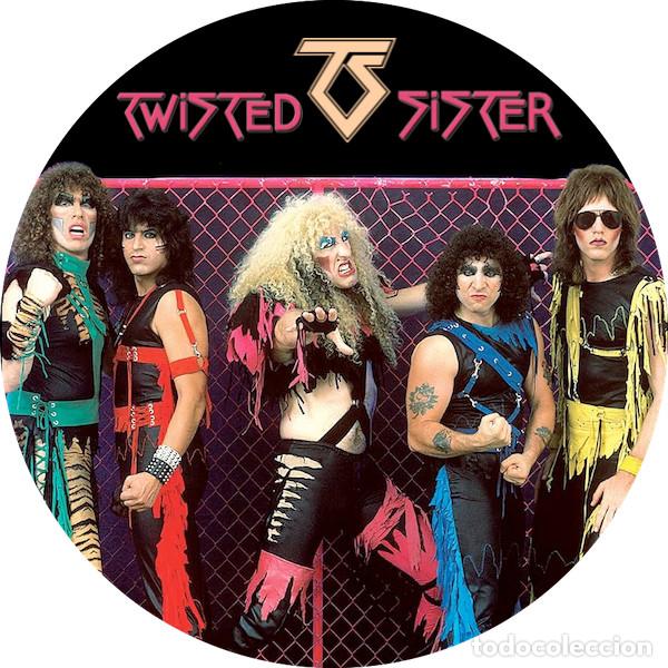 chapa/badge twisted sister . pin button hard ro - Buy Other antique ...