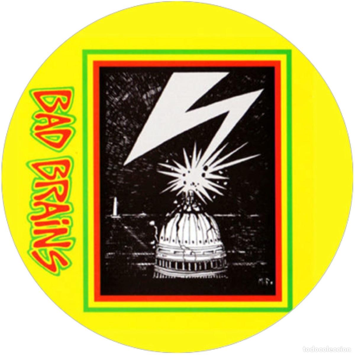 chapa/badge bad brains logo . pin button hardco - Compra venta en ...