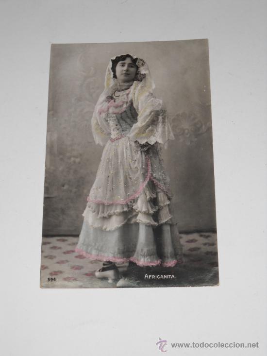 tarjeta postal artista africanita . edic. erne - Buy Postcards and ...