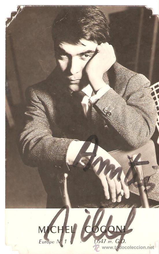 foto postal michel cogoni dedicada y firmada po - Comprar Postales y ...