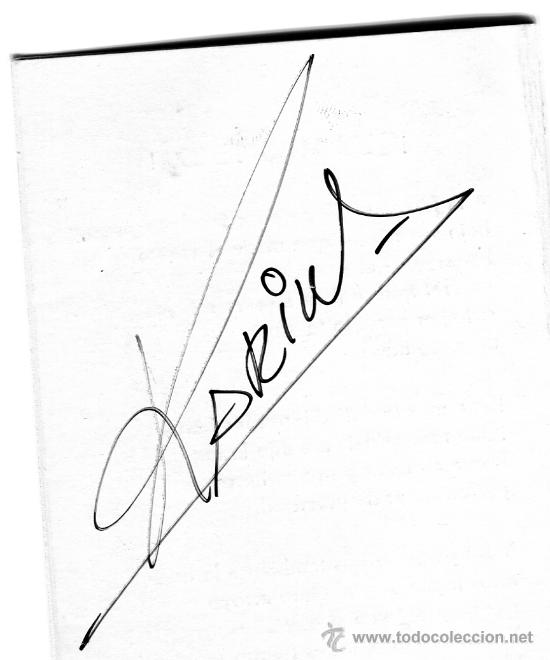 karina postal original con la letra de 2 cancio - Comprar Postales y ...