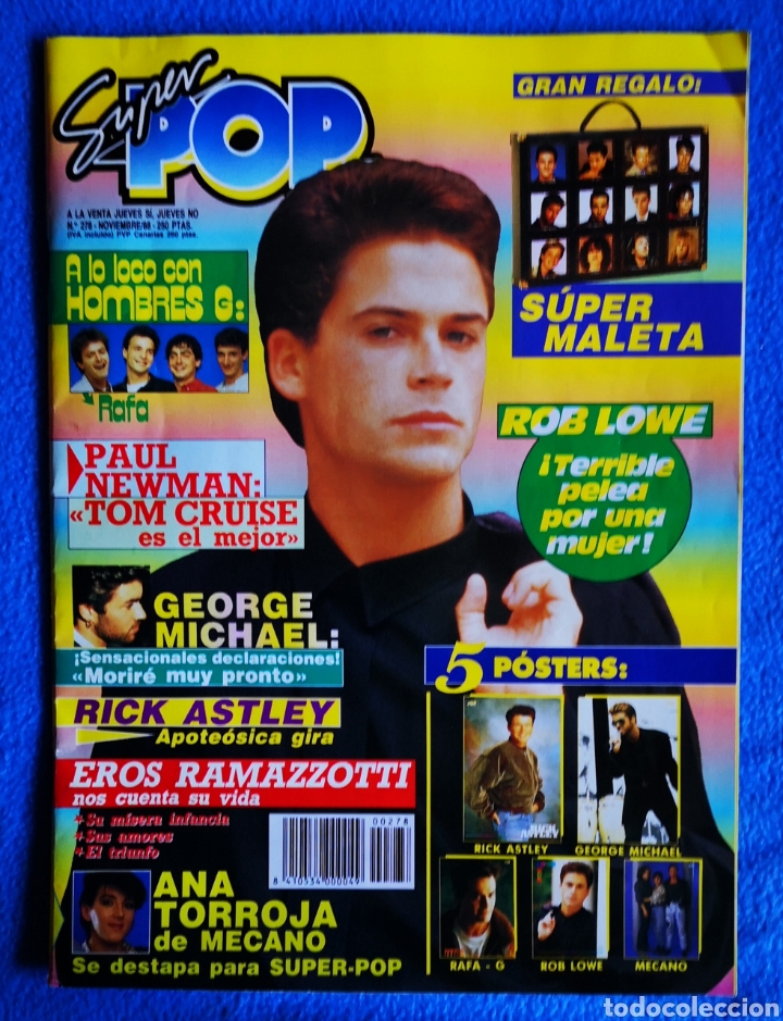 super pop - 1988 - poster george michael - Comprar Revistas antiguas de ...