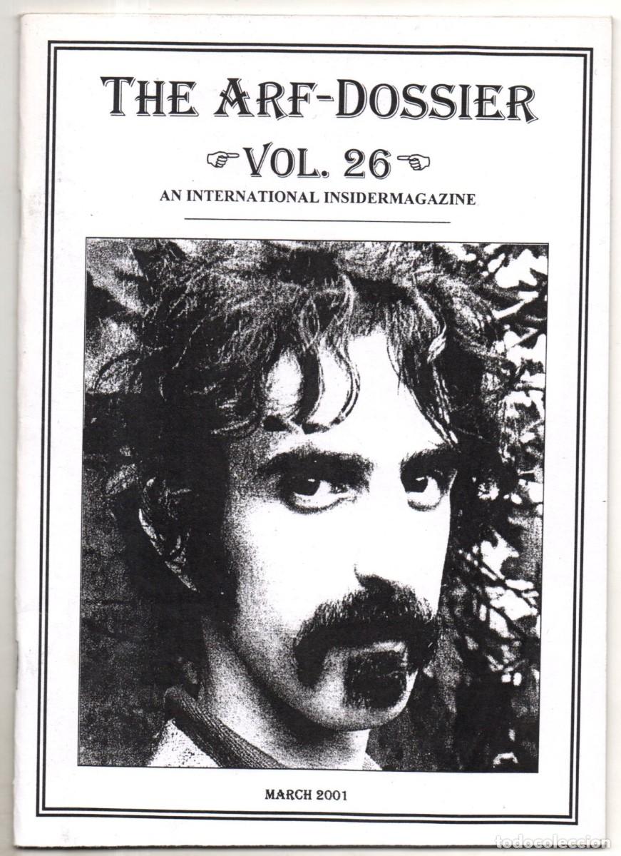 fanzine frank zappa arf dossier nº 26 de 2001 - Compra venta en ...