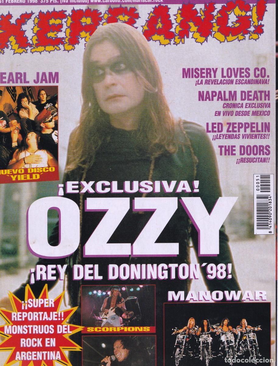 revista kerrang numero 51 ozzy osbourne con pos - Compra venta en ...