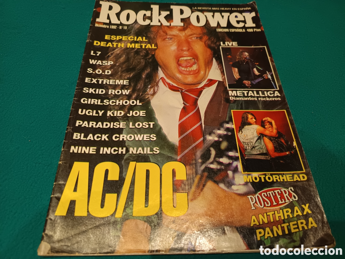 revista rock power n° 19 - ac/dc - Buy Antique music magazines, manuals ...