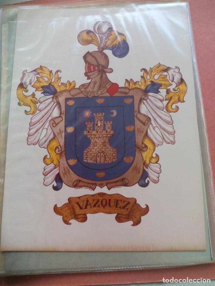 escudo de armas. apellido vazquez. blason españ - Compra venta en ...