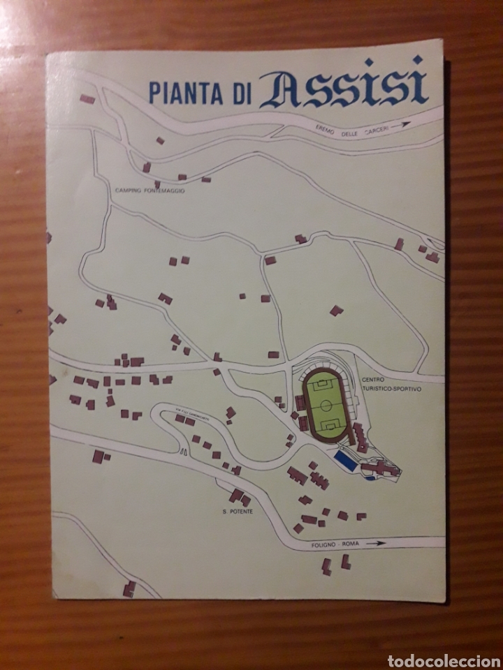 pianta di assisi plano mapa - Compra venta en todocoleccion