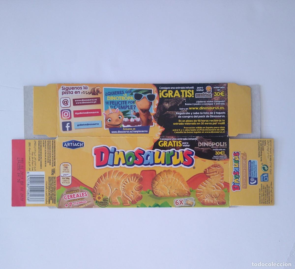 galletas dinosaurus lu dinosaurios carton promo - Compra venta en ...