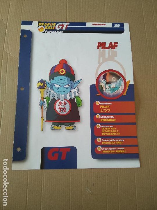 86 pilaf tipo lámina dragon ball gt bola de dra - Compra venta en ...