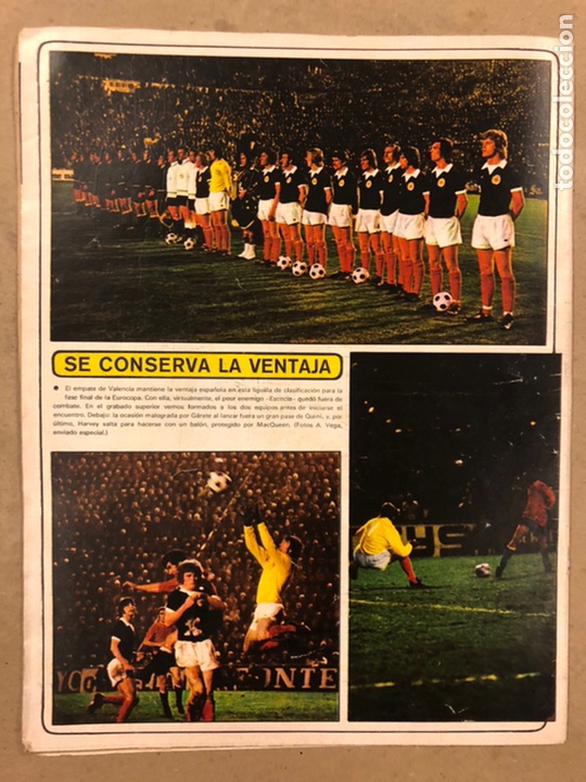 as color n° 195 (1975). camacho, españa vs esco - Comprar Periódicos ...