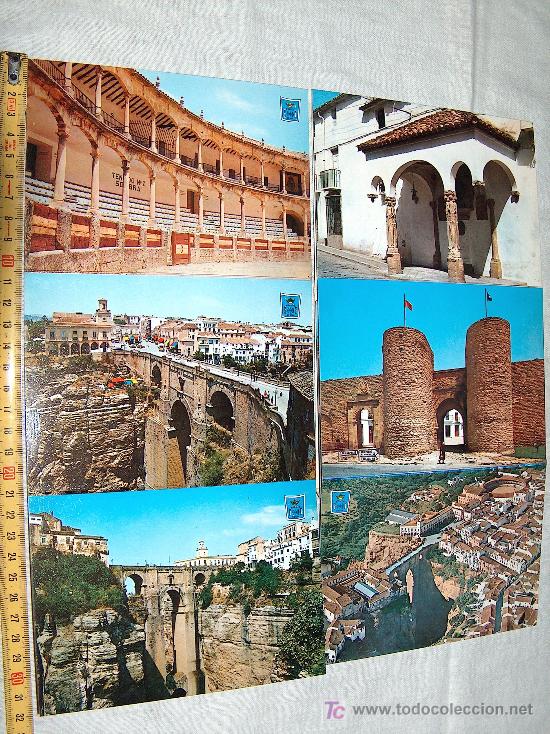 antiguas tarjetas postales de ronda, desplegabl - Comprar Postales de ...