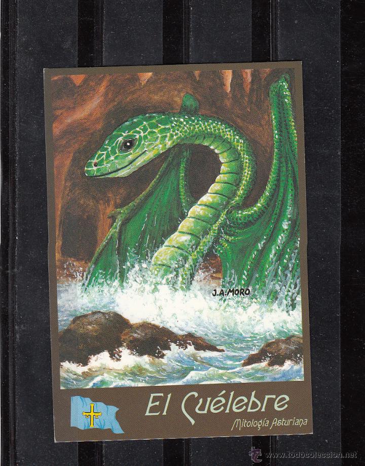 mitologia asturiana. cuélebre. gran serpiente a - Comprar Postales de ...