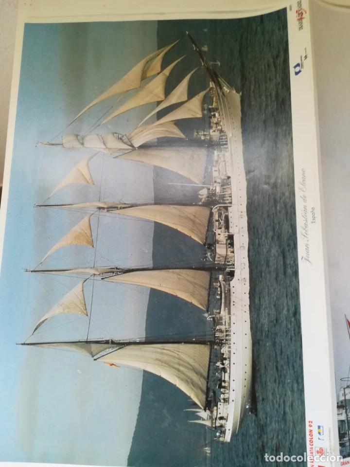6 láminas de barcos dela gran regata colon 92 - Comprar Postales ...