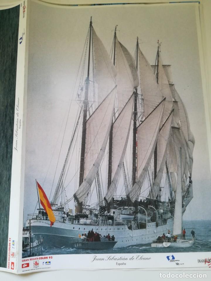 6 láminas de barcos dela gran regata colon 92 - Comprar Postales ...