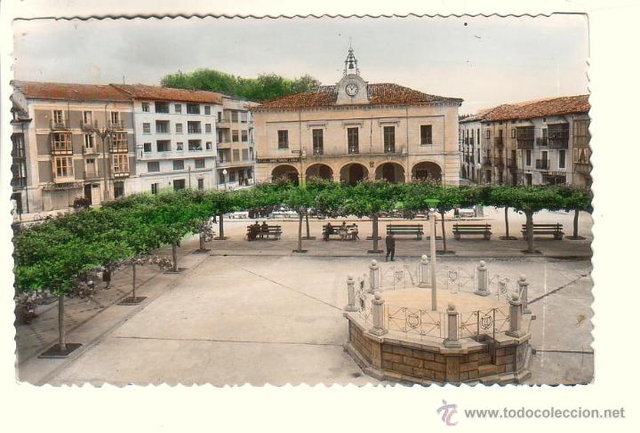 villarcayo (burgos).- plaza mayor - Comprar Postales antiguas de ...