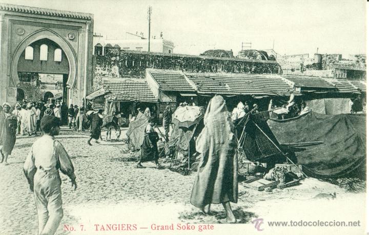 tanger. puerta del zoco grande. hacia 1900. - Comprar Postales antiguas ...