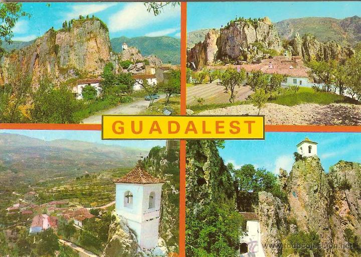guadalest (alicante), castell, varias vistas - - Comprar Postales de la ...