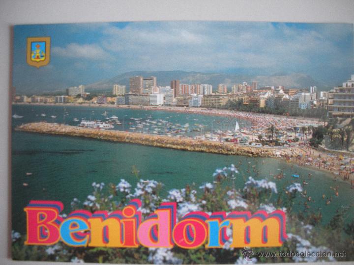 magnifica postal de - benidorm - playa poniente - Comprar Postales de ...