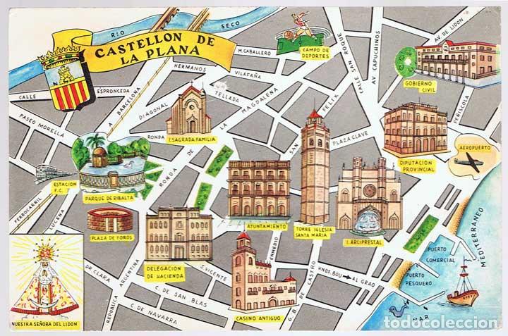 Castellón mapa turístico | Oldtravelbag.com