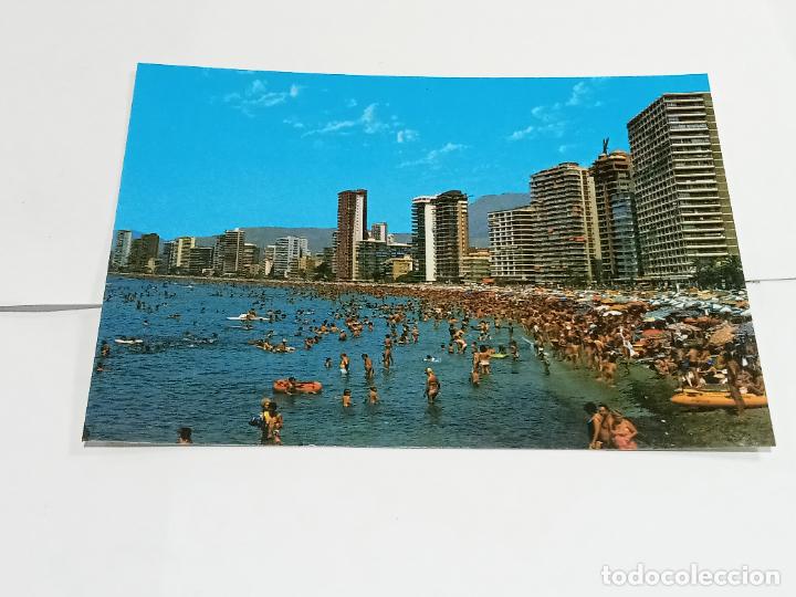 tarjeta postal. benidorm, alicante. playa de le - Comprar Postales de ...