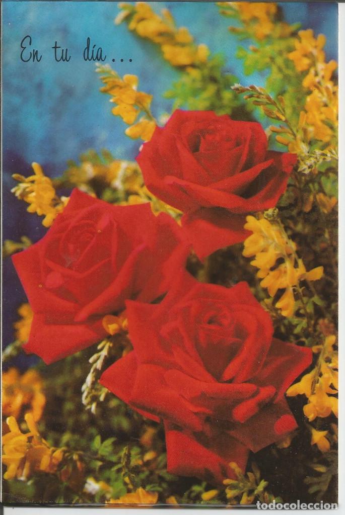 postal *rosas rojas* - diptica, 19,5x13 cms - b - Comprar Postales ...
