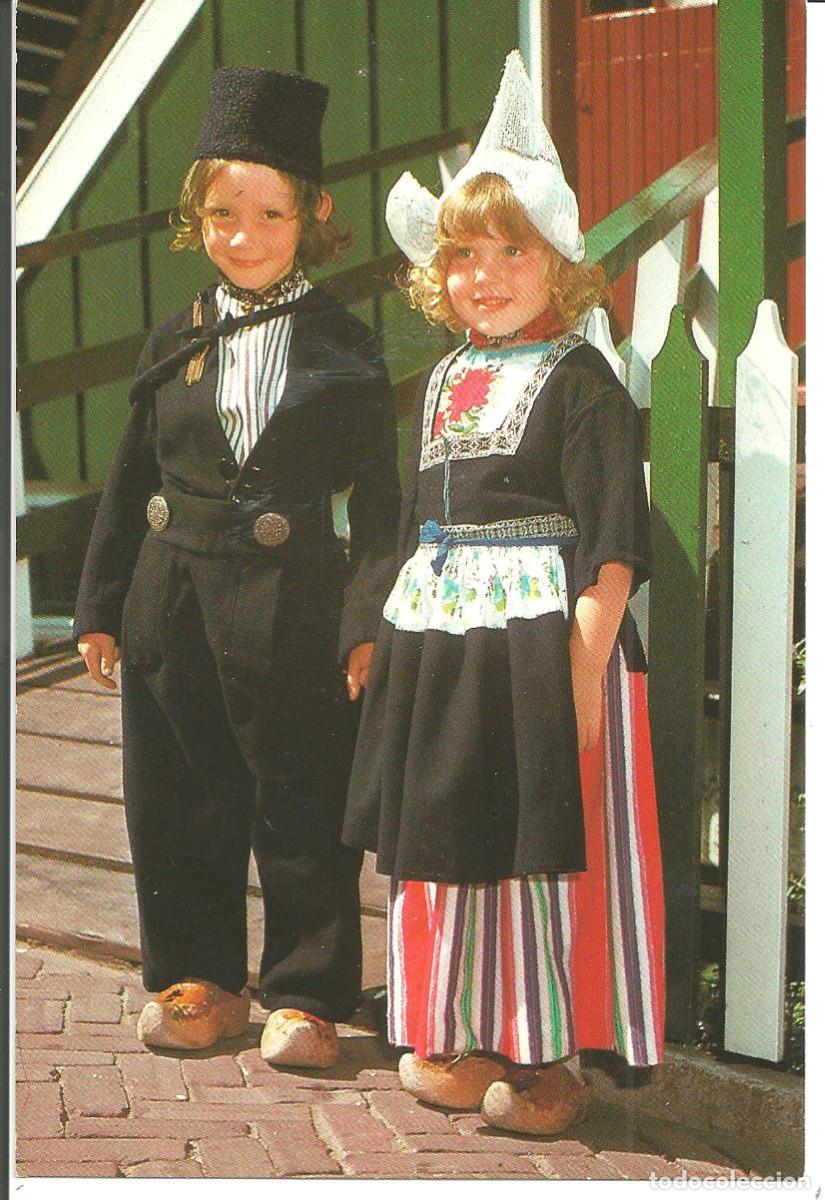 postal volendam - holland - niños con traje típ - Compra venta en ...