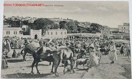 postal de tanger - gran zoco, legacion alemana - Comprar Postales ...