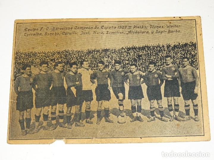 fc barcelona campeón de españa 1926 - josé sami - Comprar Postales ...
