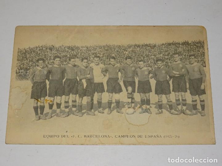 postal fc barcelona campeón d eespaña 1925 - 26 - Comprar Postales ...
