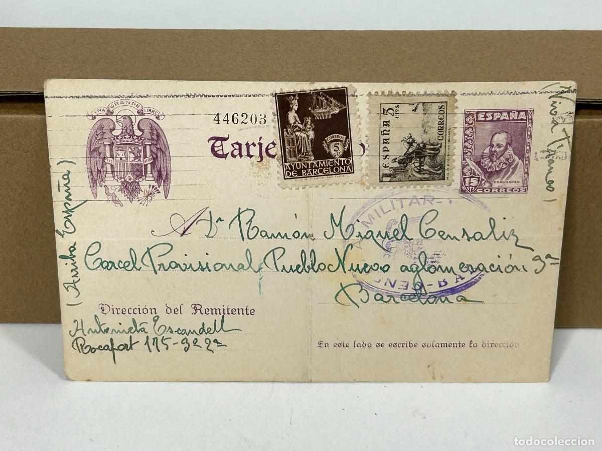 antigua postal 1939 prision provisional aglomer - Compra venta en ...