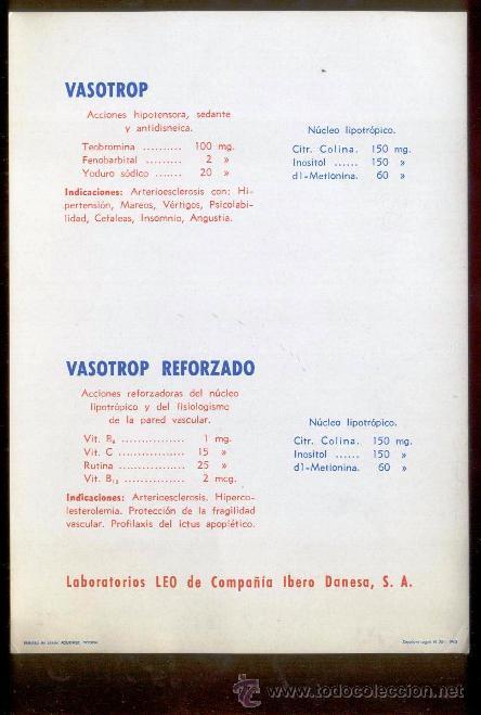 postal medicamento vasotrop - libre circulación - Comprar Postales ...