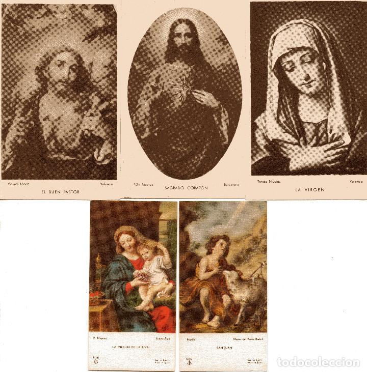 colección 11 estampas religiosas antiguas 6 x 9 - Comprar Postales ...